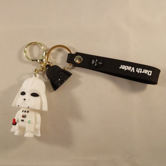 Accessories | Darth Vader White Night Star Wars Key Chain Key Ring ...